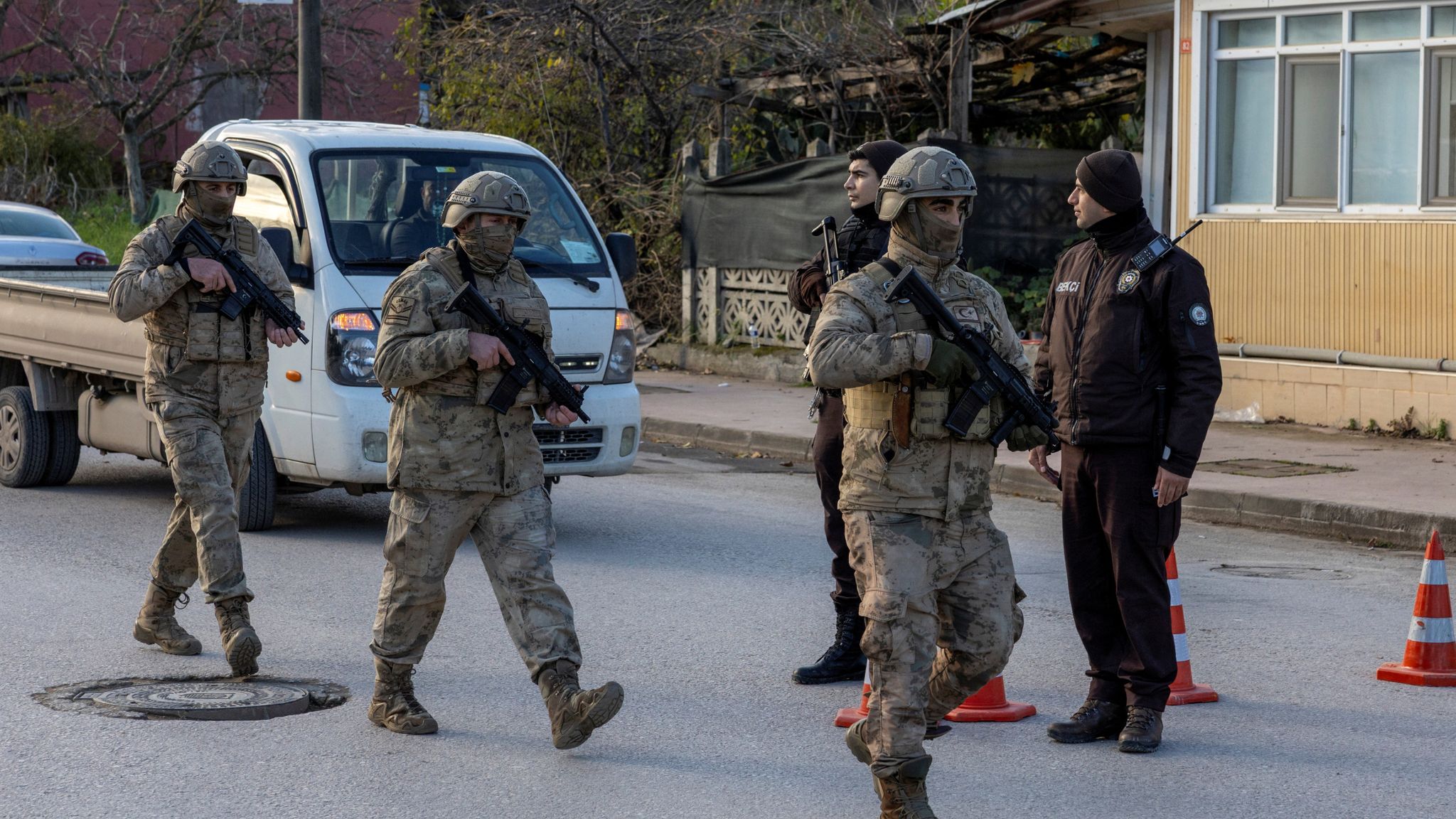 Three police officers and six militants killed in shooting in Turkey ...