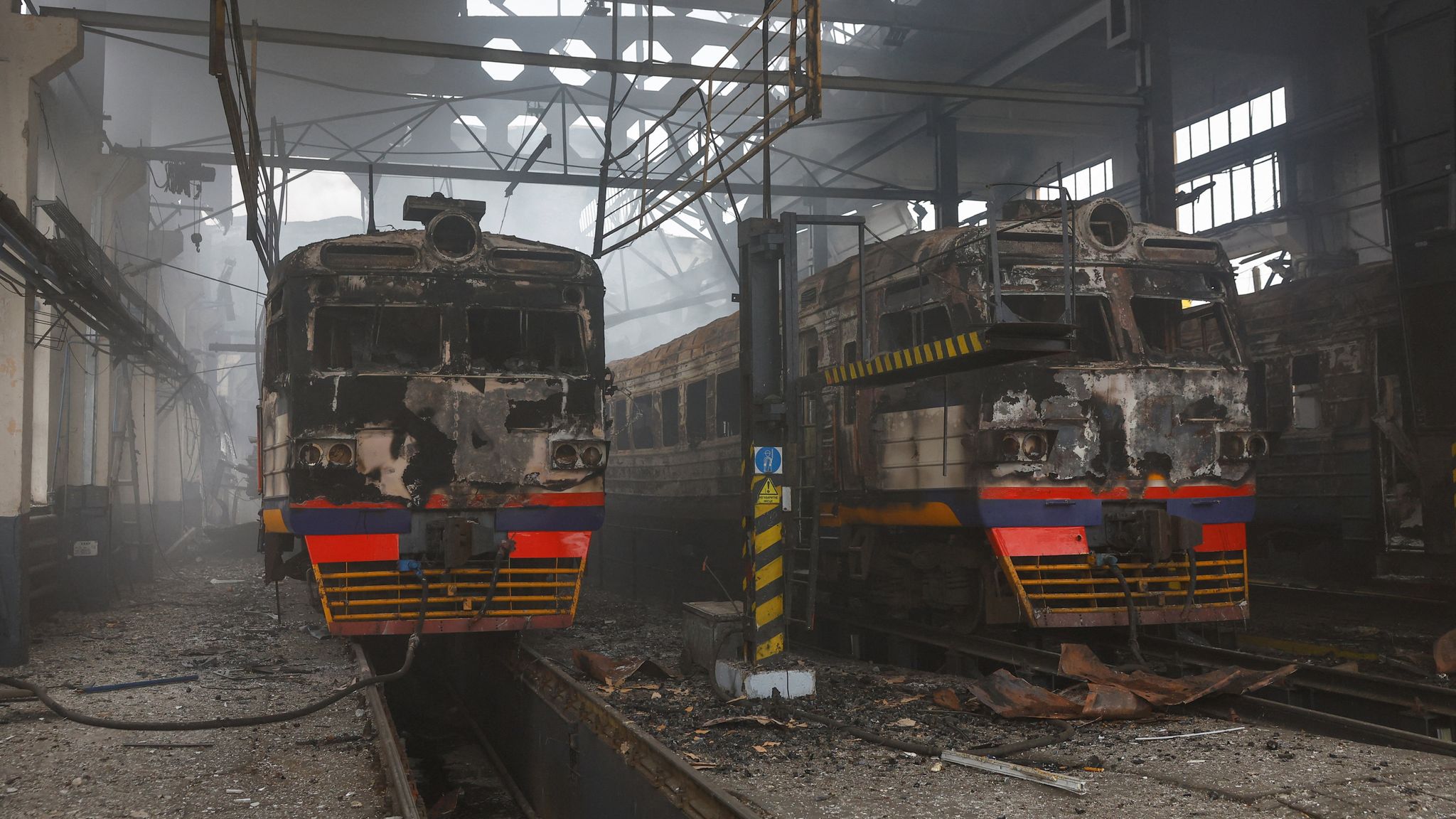 Russia hits Ukraine with massive missile and drone attack amid peace ...