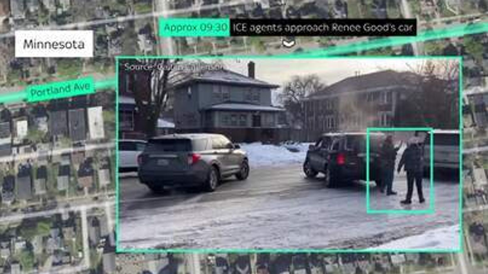 Videos from shooting of woman by ICE agent in Minneapolis analysed ...