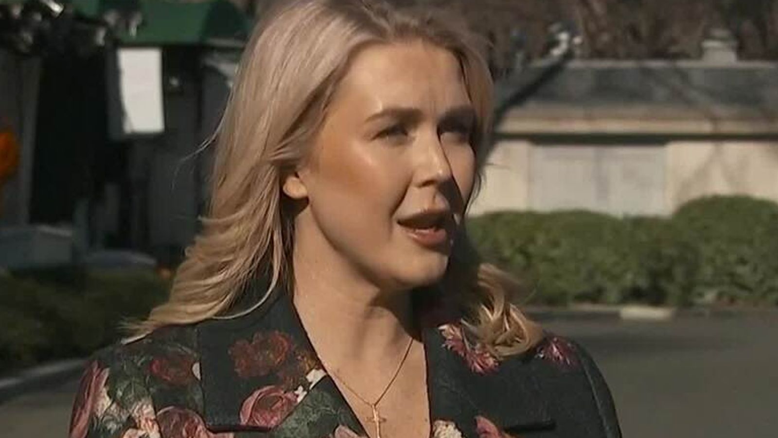 Watch Trump's press secretary speak outside White House | News UK Video ...