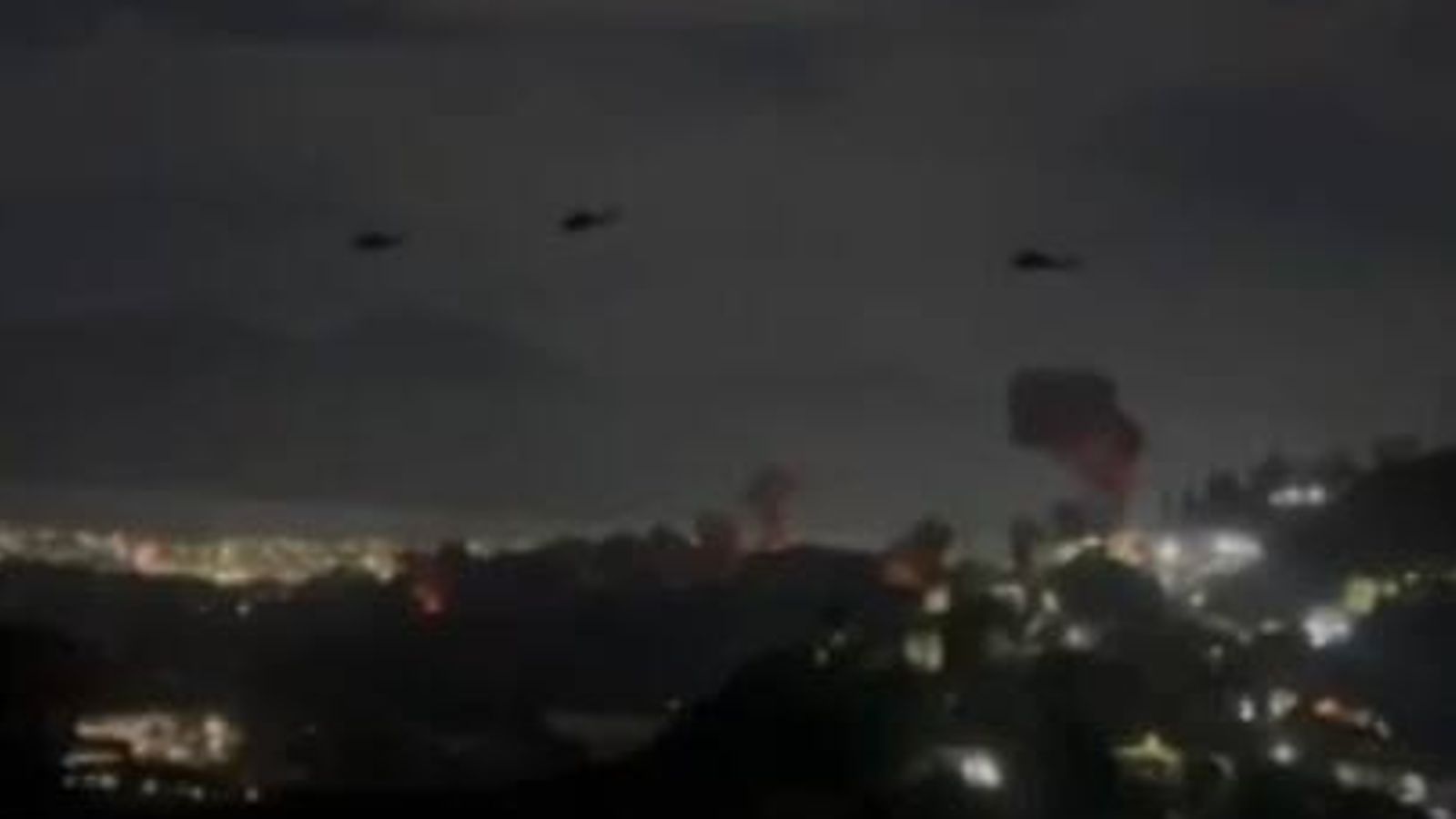 'Chinook' helicopters seen flying over Venezuela amid explosions ...