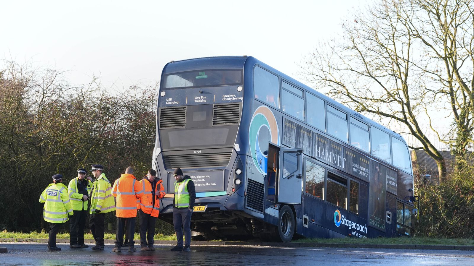 School bus crashes into ditch in Kent | UK News | Sky News