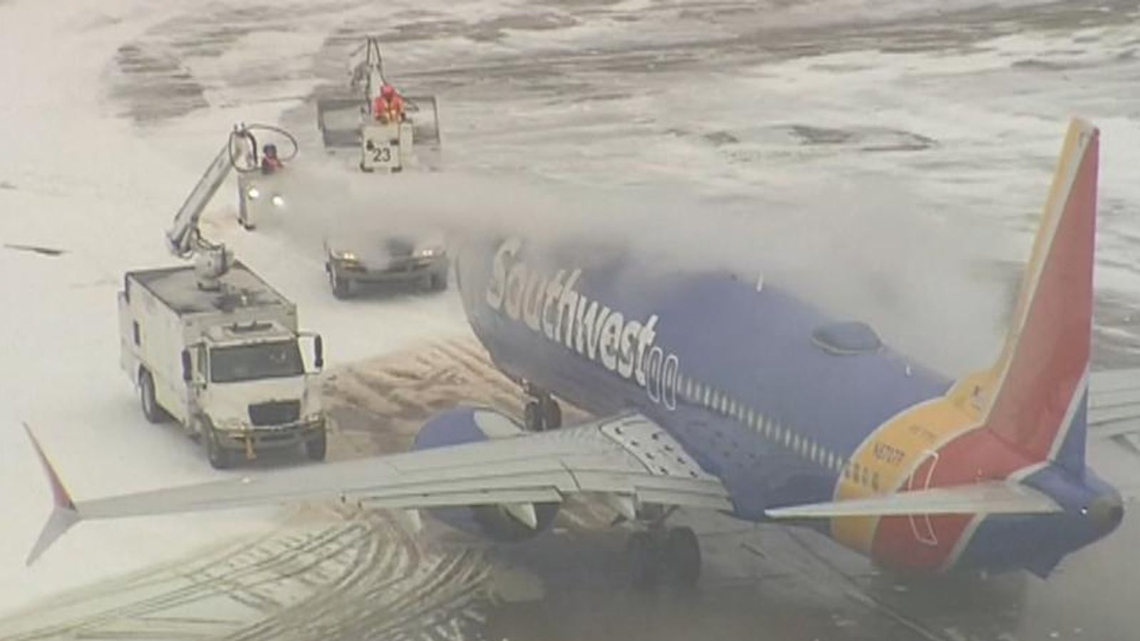 Extreme snowfall in USA stretches through Texas | US News | Sky News