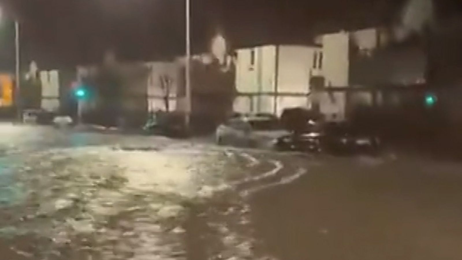 Roads like rivers in Dublin as Storm Chandra brings flooding | News UK ...