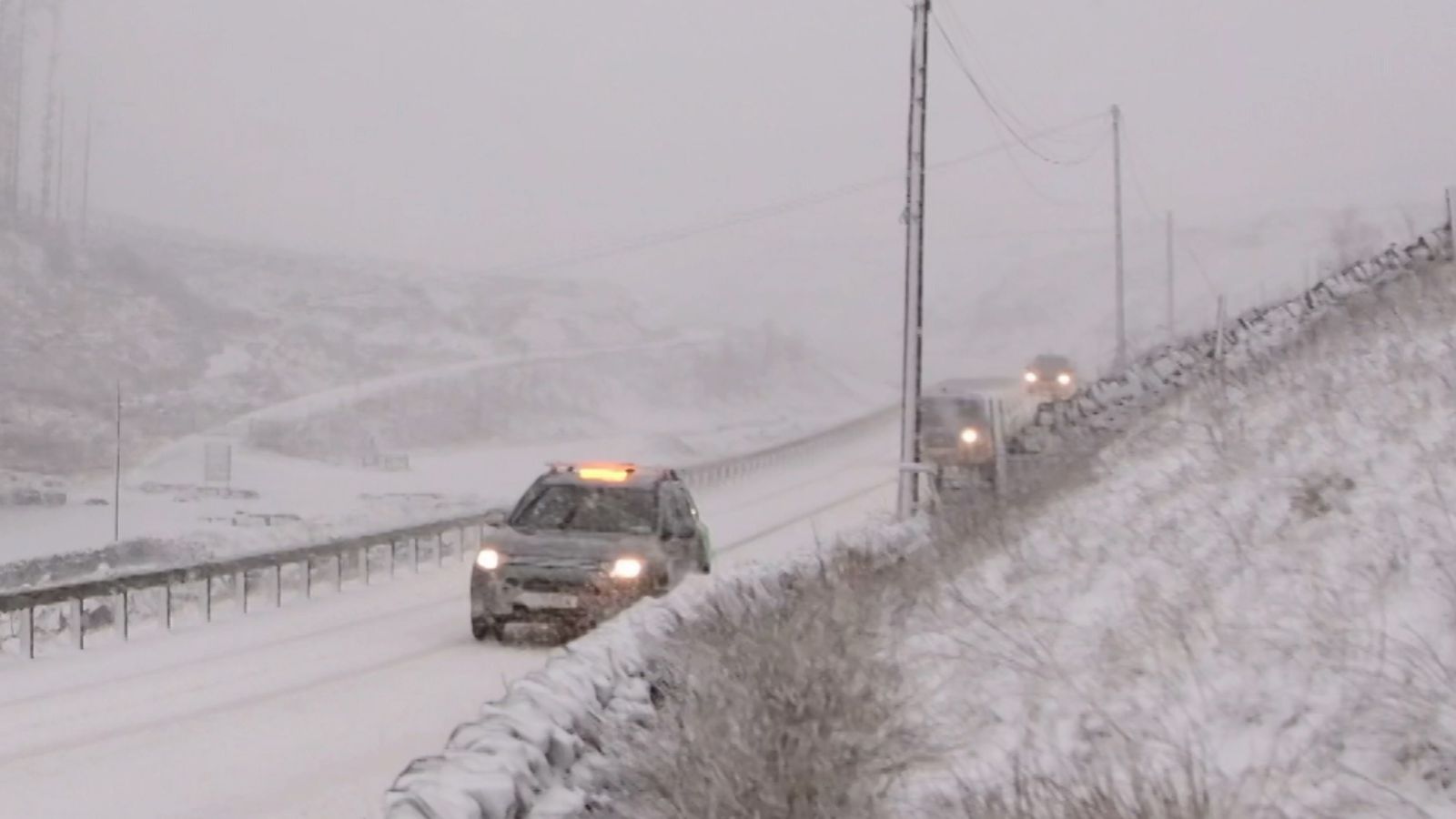 Chandra brings blizzard-like conditions to County Durham | News UK ...