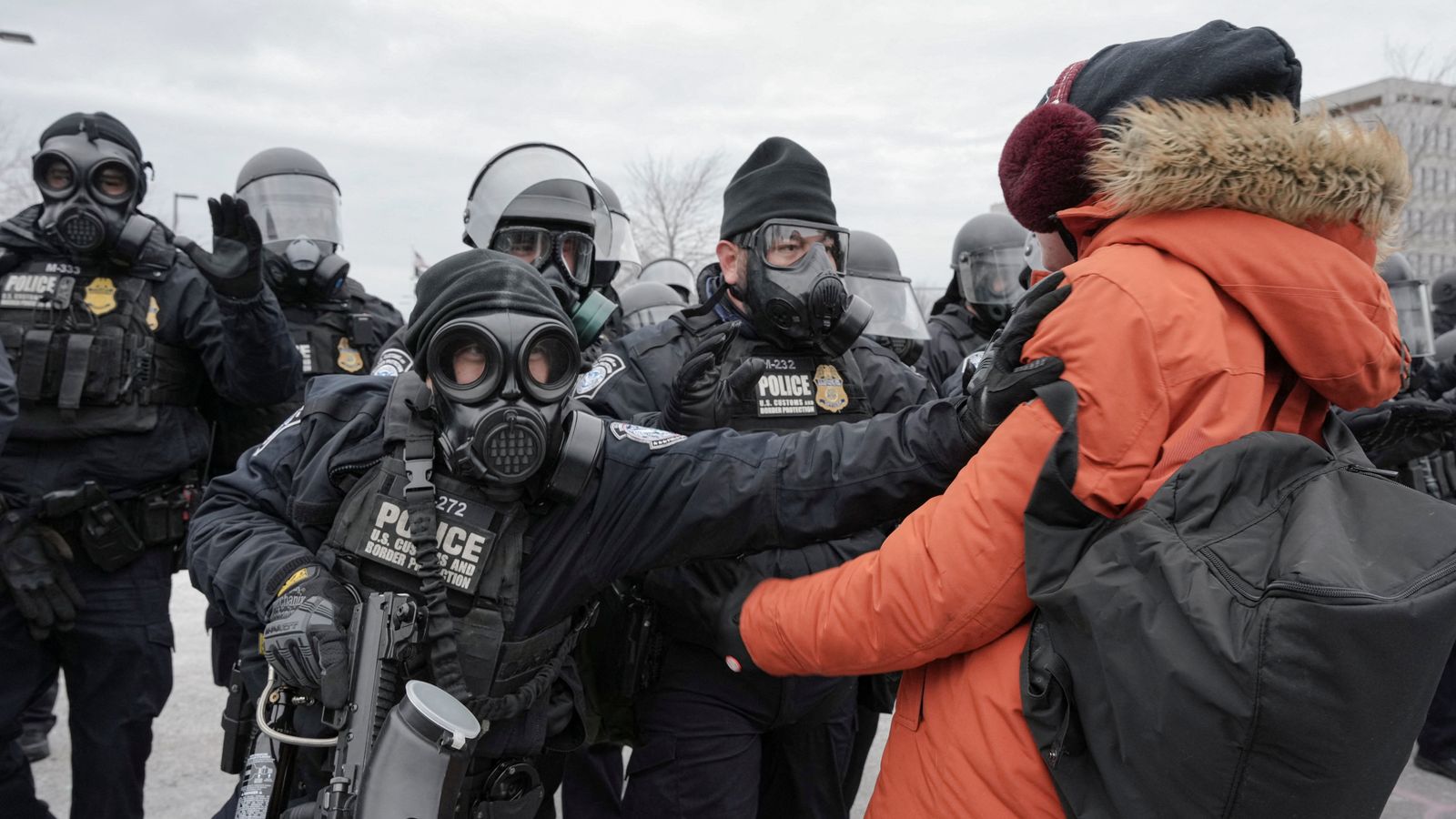 'Scene of utter chaos': Sky correspondent struggles to speak as tear ...