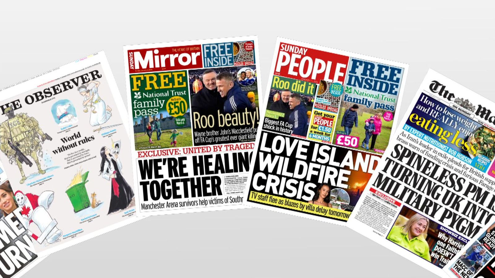 Sunday's national newspaper front pages | UK News | Sky News