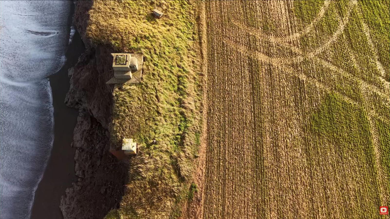 Yorkshire Cold War nuclear bunker hangs on a cliff edge and is close to ...