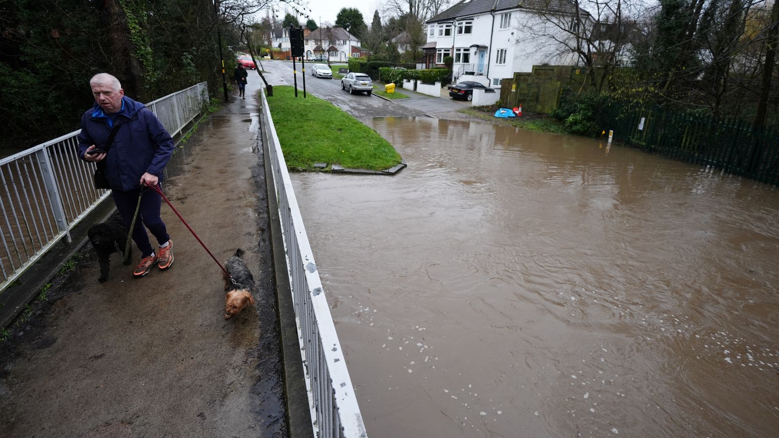 Storm Chandra in pictures as UK and Ireland lashed with heavy rain and ...