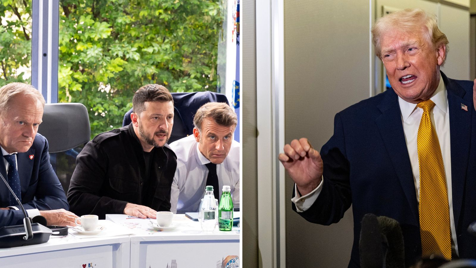 Ukraine war latest: Allies meet to revive peace talks - as US-Europe ...