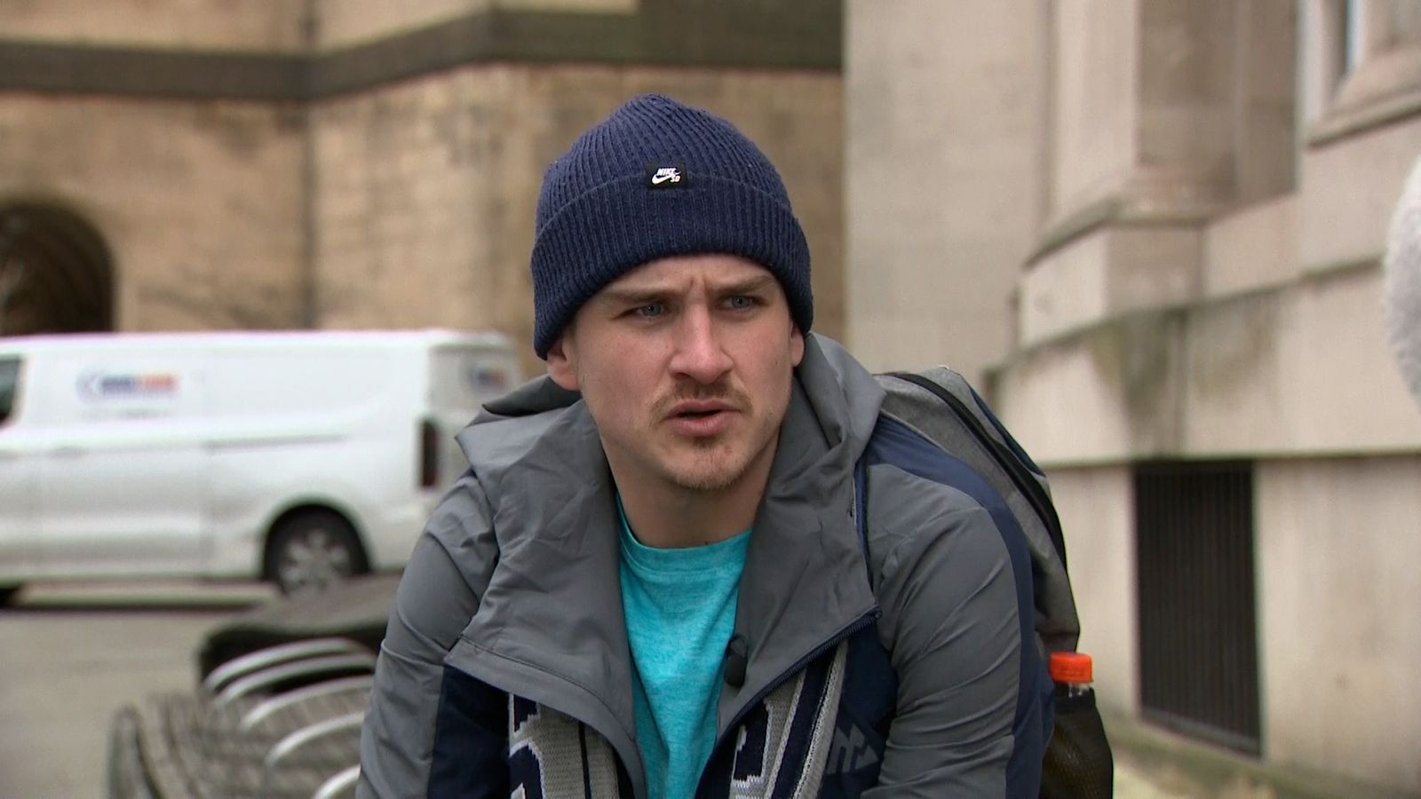 Homeless man turned away from Holiday Inn | News UK Video News | Sky News