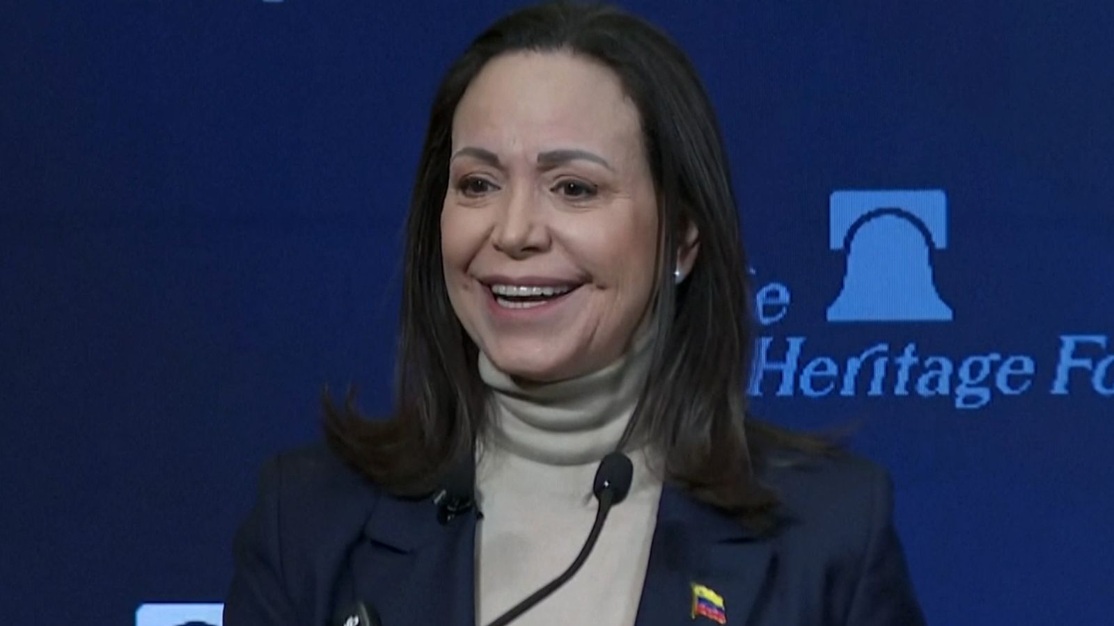 Maria Corina Machado: 'Venezuela is going to be free' | World News ...