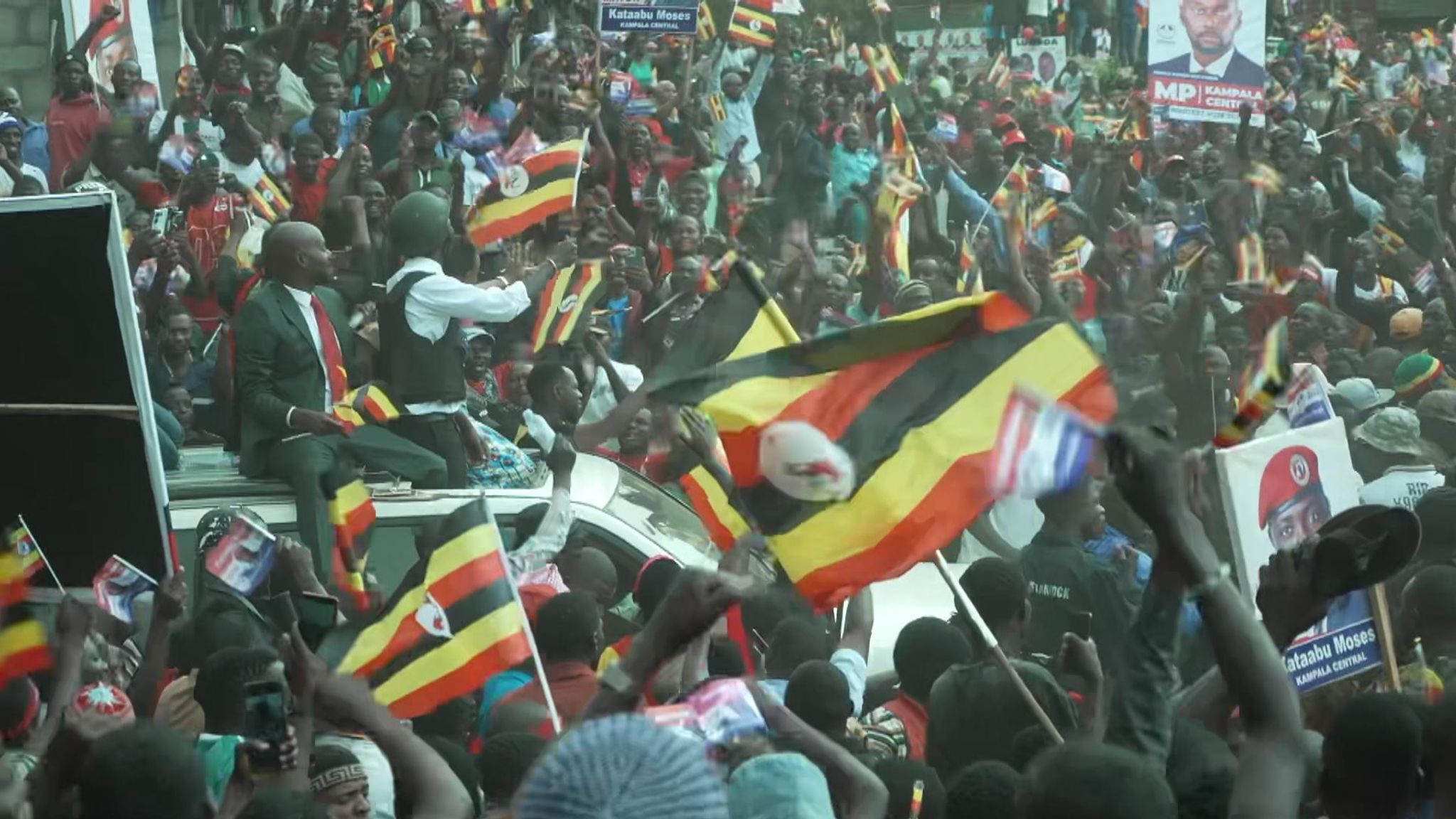 Uganda votes as its pop star politician Bobi Wine goes up against ...