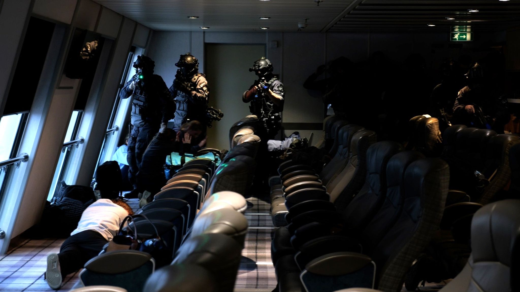 Counterterrorism police battle ferry gunmen in major training exercise ...