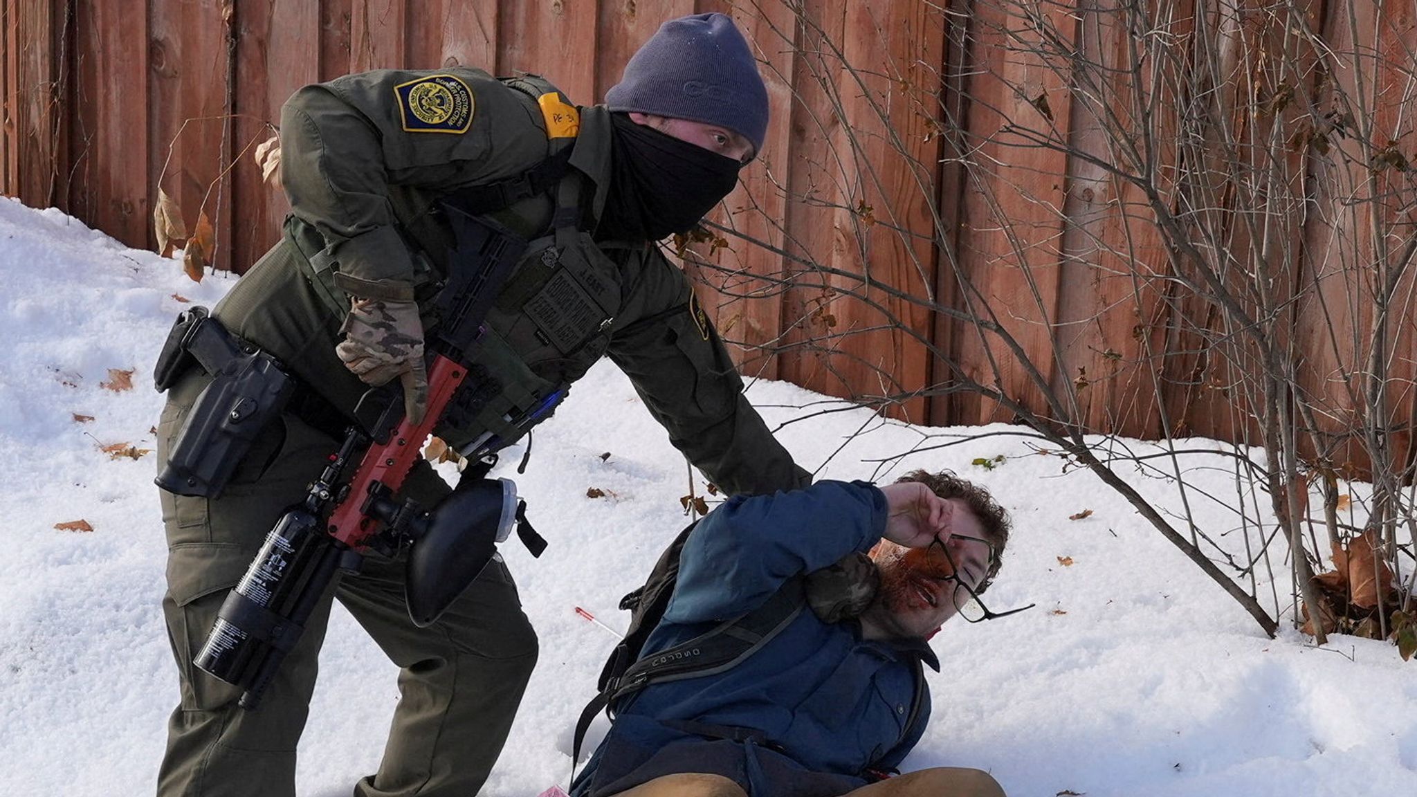 Trump reacts to woman being shot dead by immigration official in ...