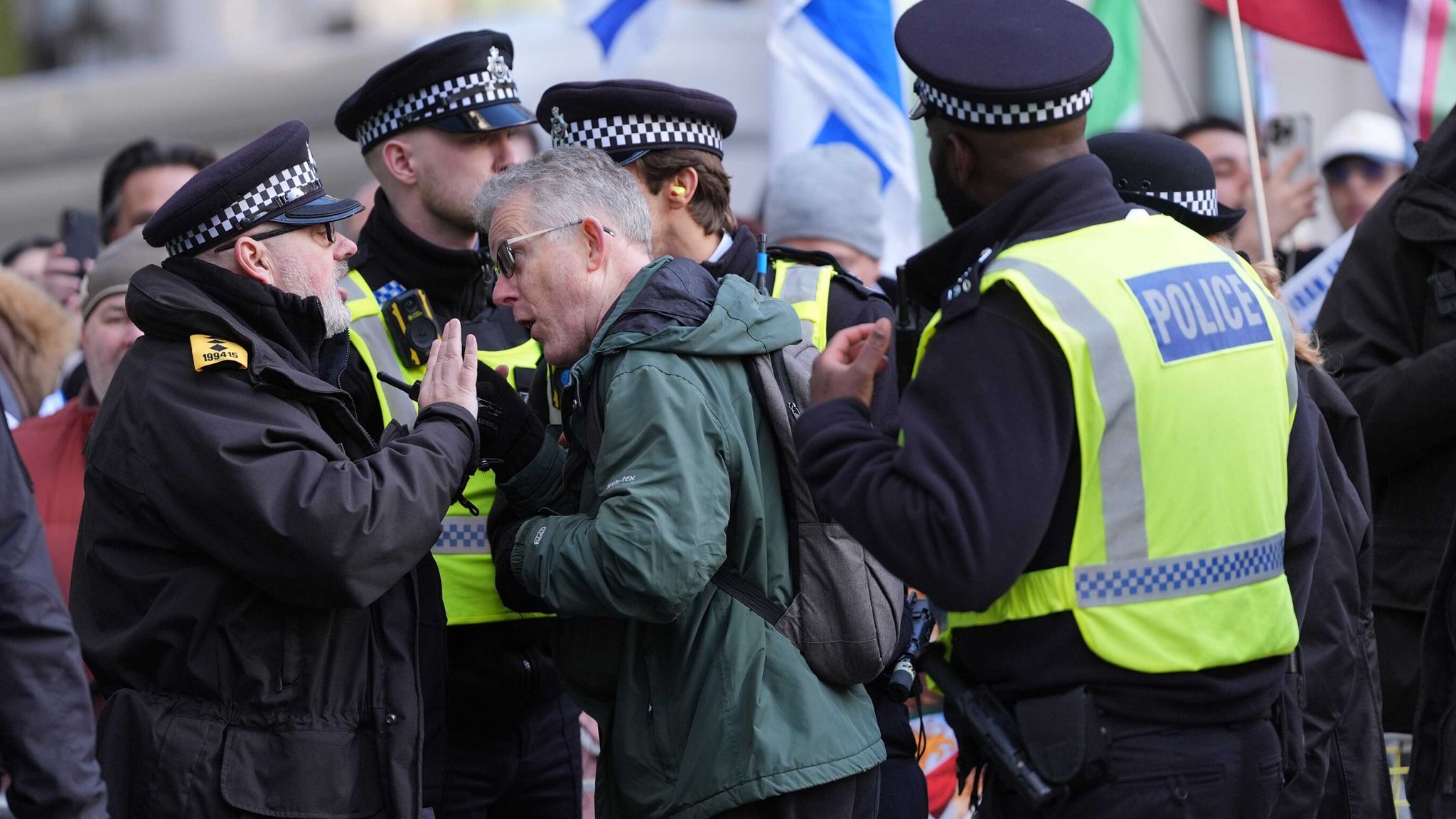 British activist Peter Tatchell arrested for carrying 'intifada ...