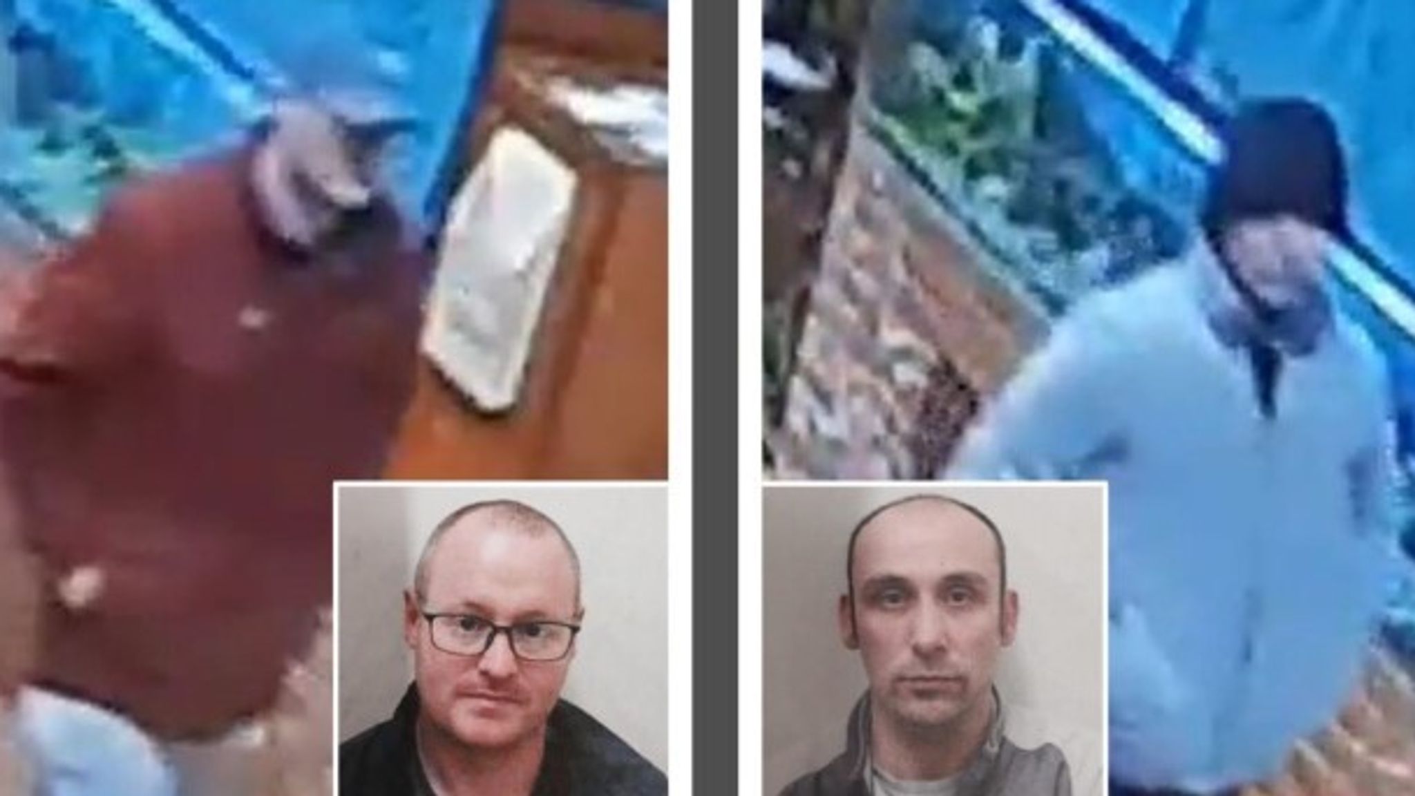 New CCTV images released in hunt for murderer and second prisoner at ...