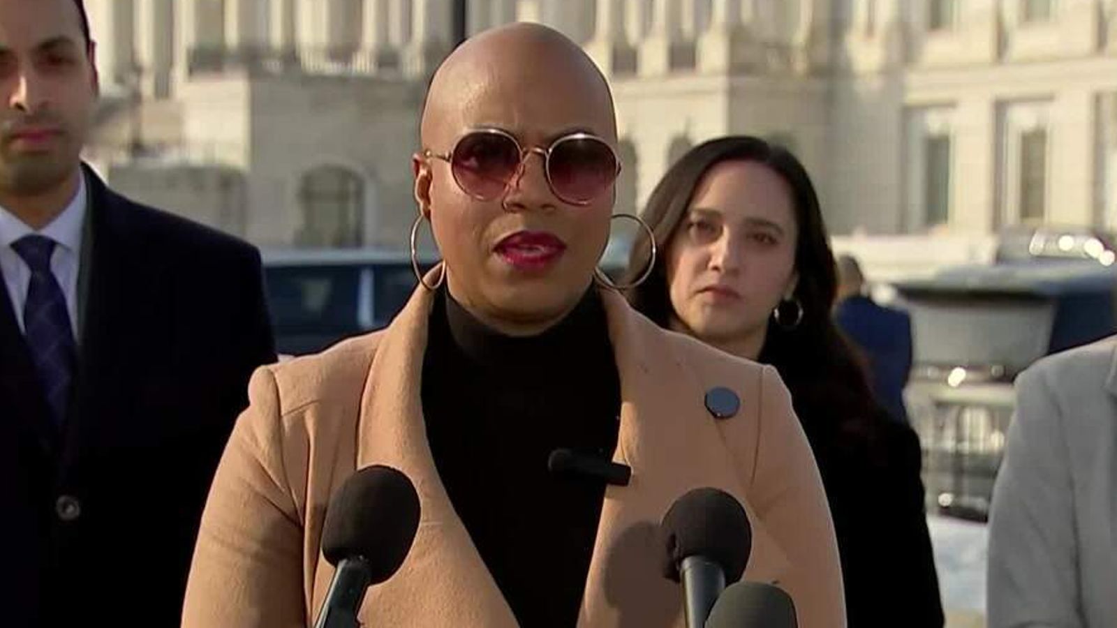 Epstein survivors news conference: 'These survivors have been used ...