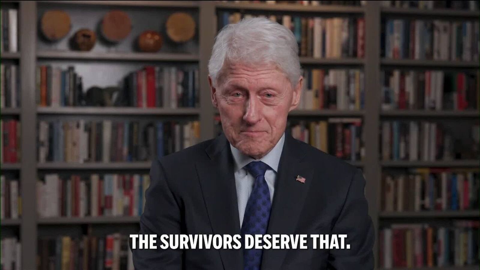 Bill Clinton's video statement after Epstein testimony | US News | Sky News