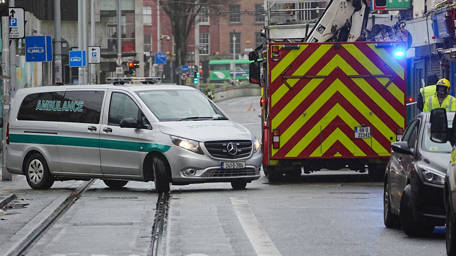 One dead, three injured after Dublin bus crash | World News | Sky News