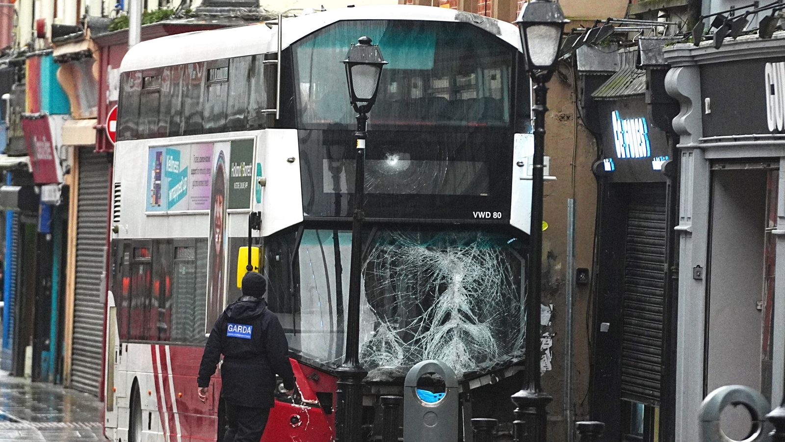 One dead, three injured after Dublin bus crash | World News | Sky News