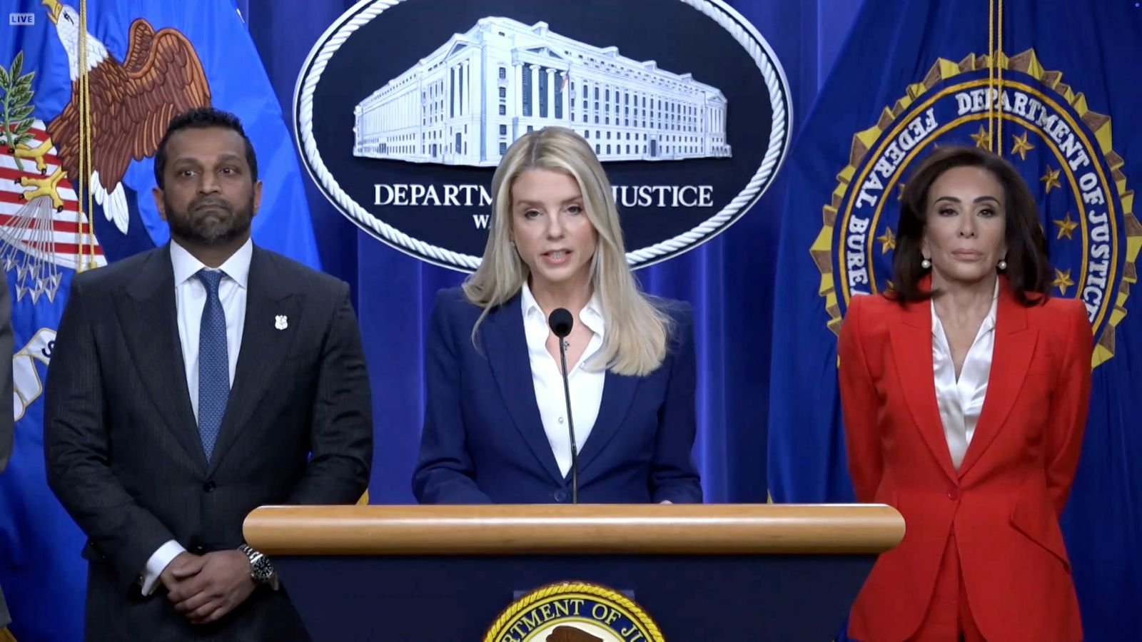 Pam Bondi reacts to Nancy Guthrie disappearance | World News | Sky News