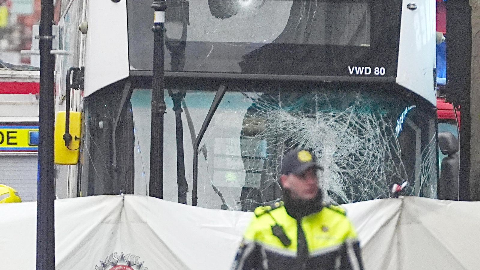 One dead, three injured after Dublin bus crash | World News | Sky News