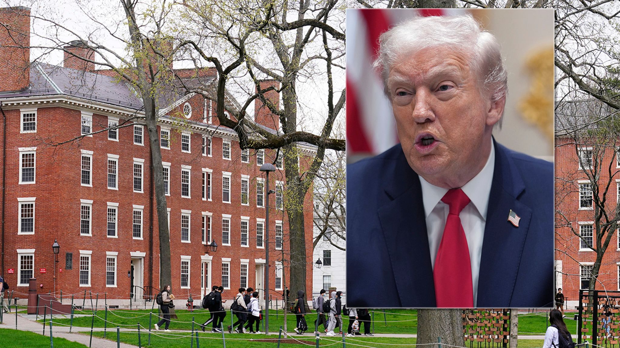 Donald Trump seeks $1bn in damages from Harvard University | US News ...