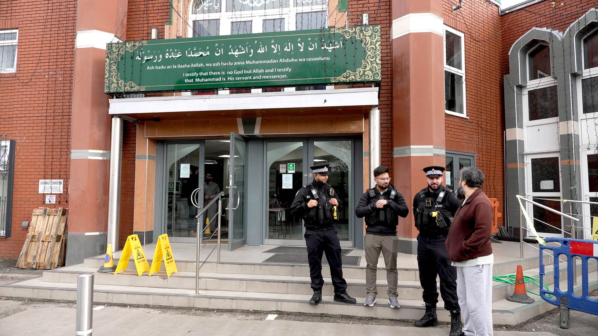 Police arrest second man after 'serious security incident' at ...