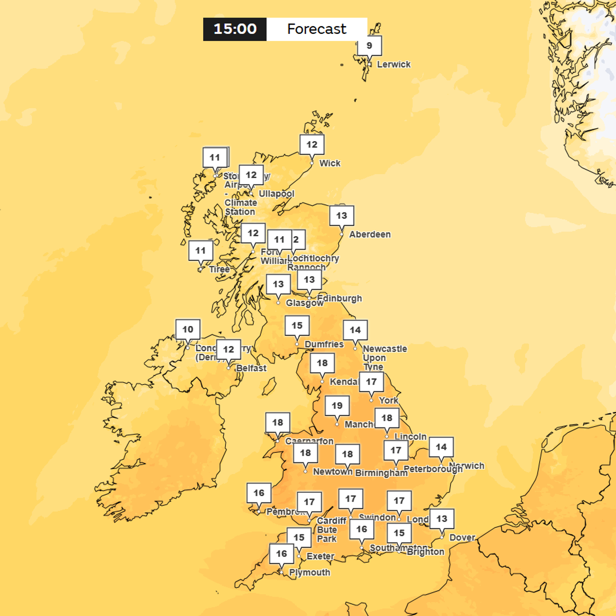 Britain could see temperatures as high as 20C as spring weather arrives ...