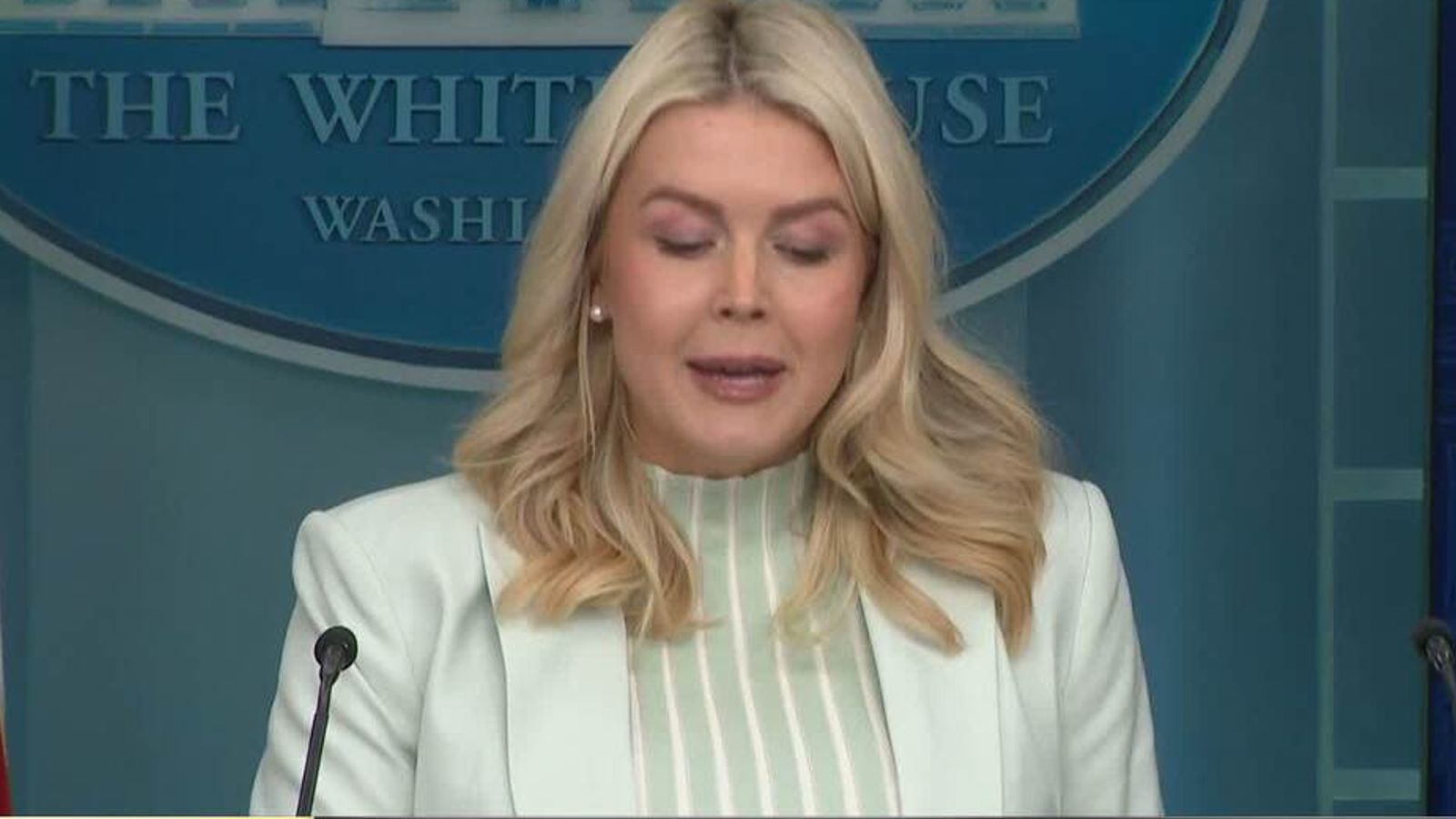 Donald Trump's press secretary says the president 'does not bluff ...