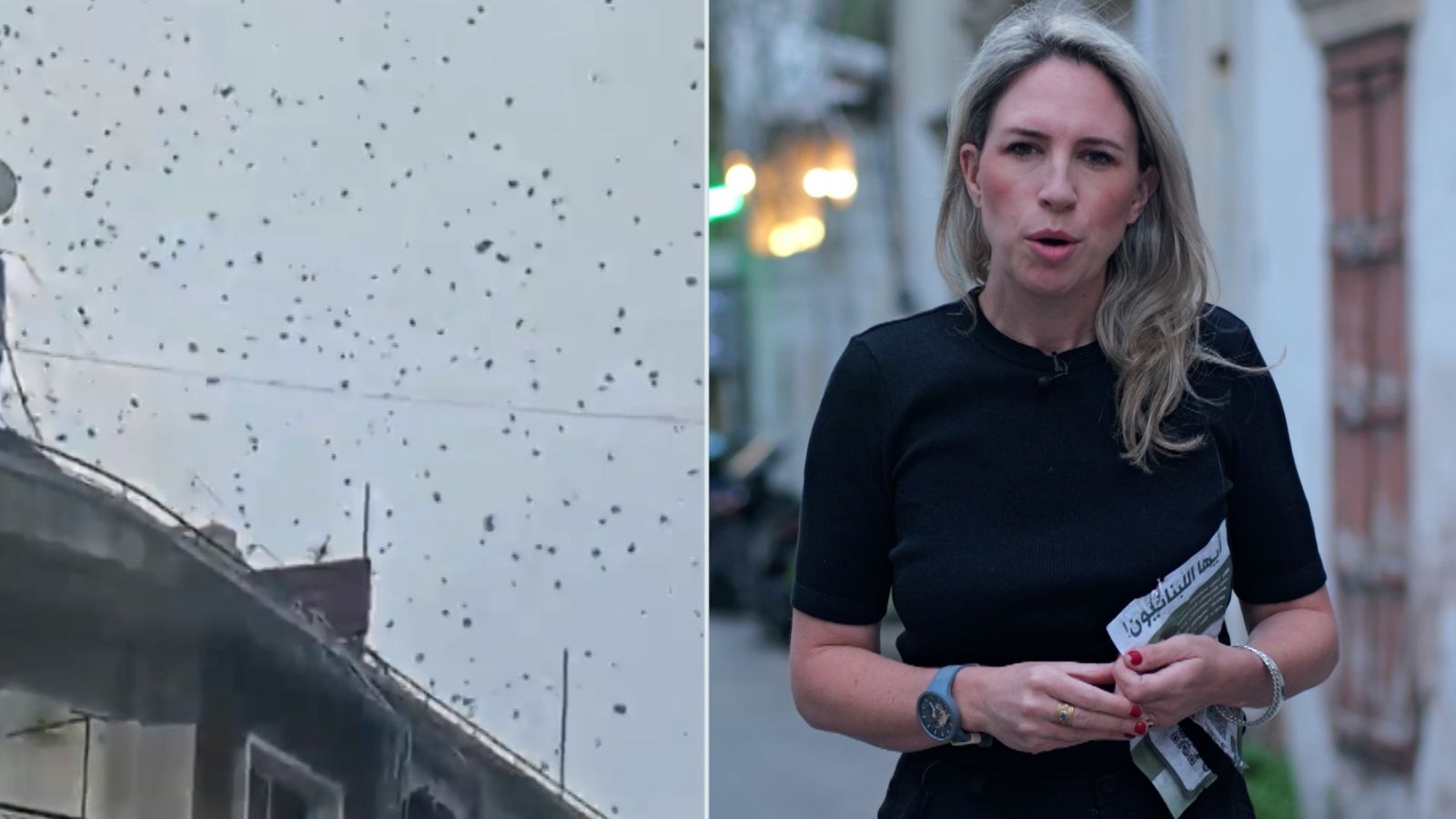 Israeli leaflet drop delivers threat to Beirut | News UK Video News ...