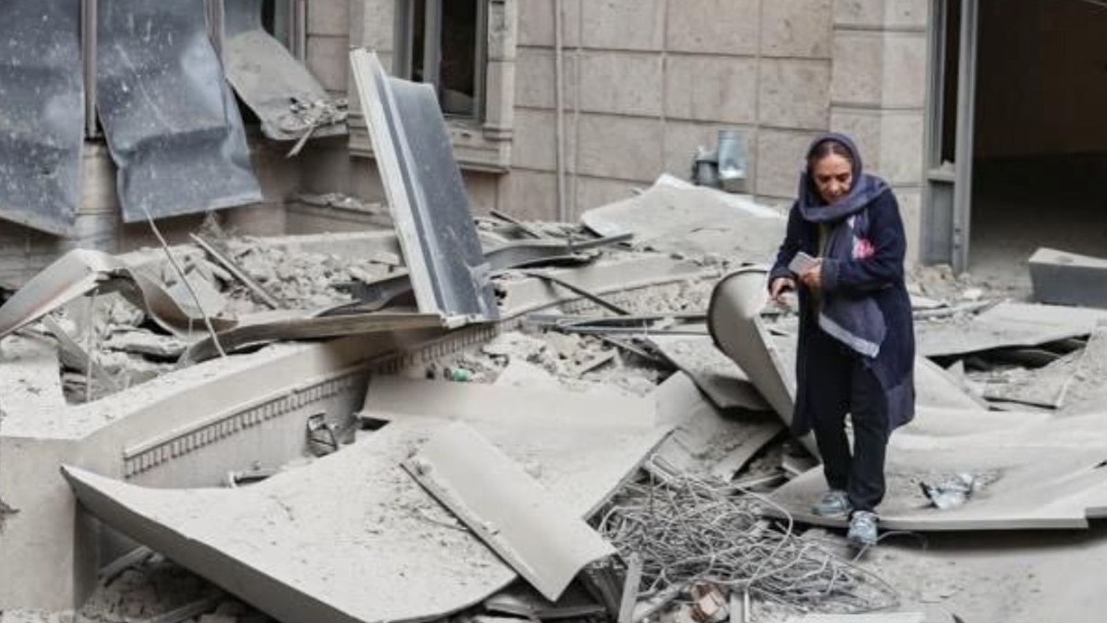 Iranians rush to save patients from bombed hospital in Tehran | News UK ...