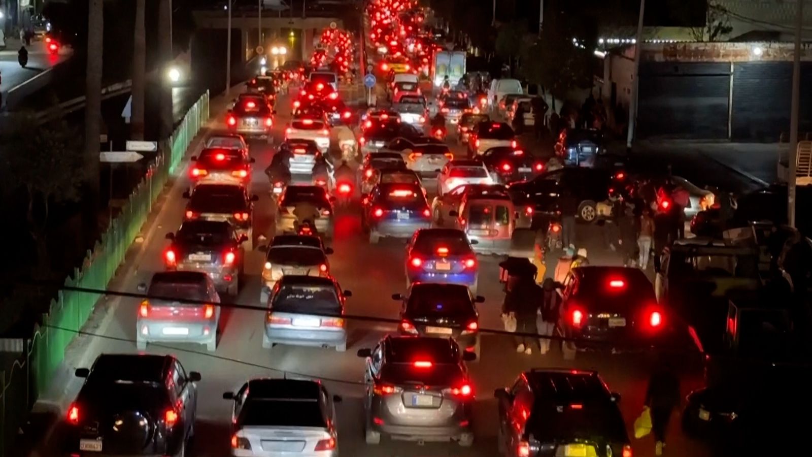 People flee Beirut's southern suburbs after Israeli strikes hit the ...