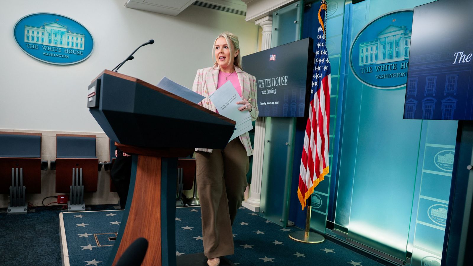 Watch White House press briefing live | News UK Video News | Sky News