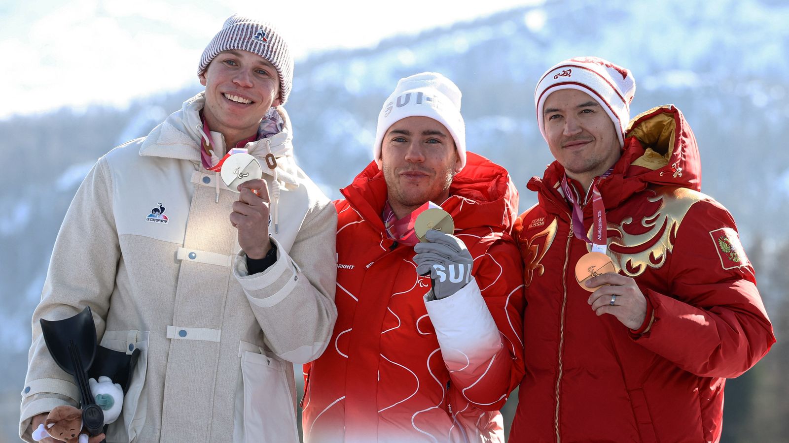 Russian athletes back on podium after winning Winter Paralympic medals ...
