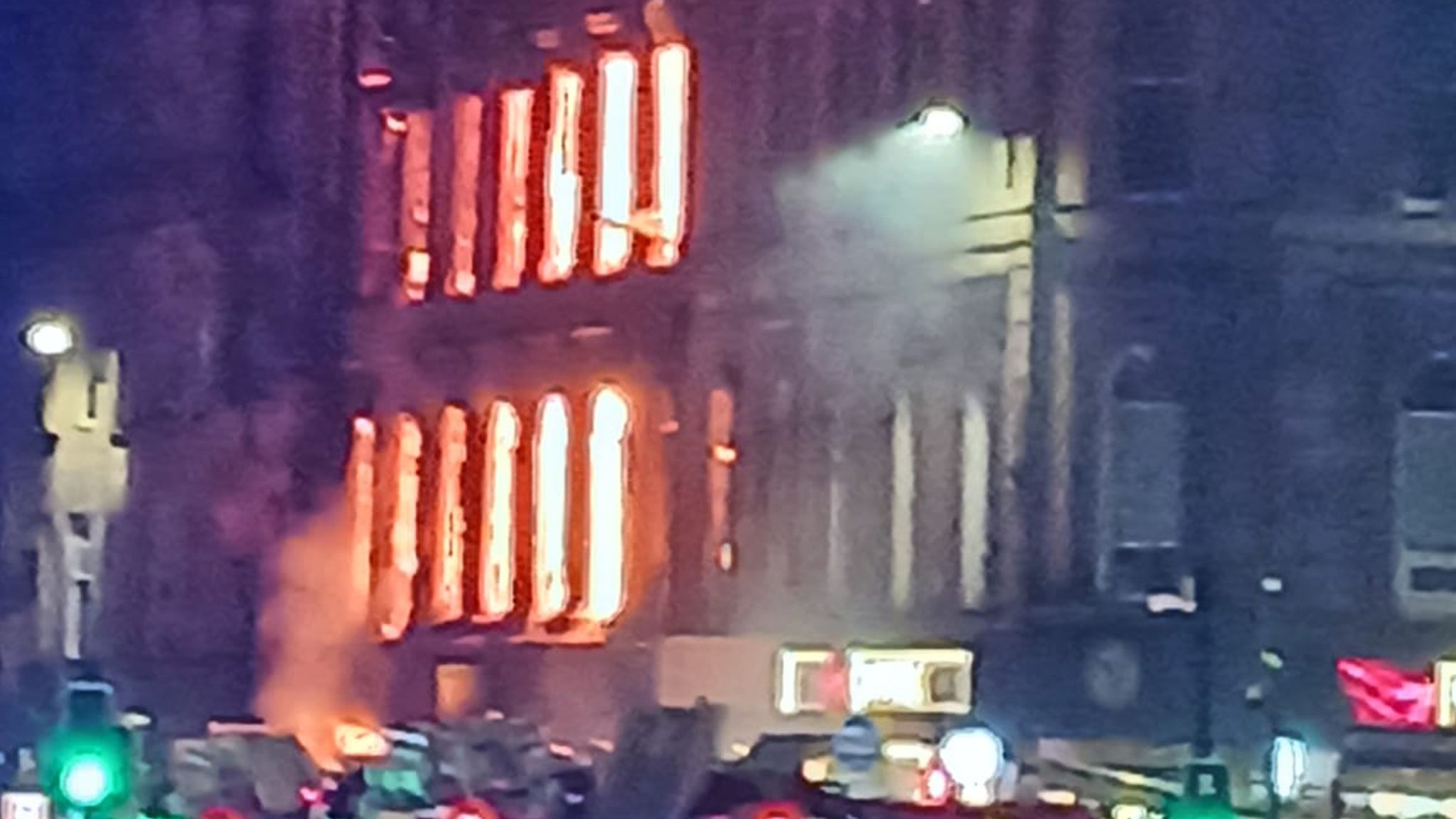 Fire shuts Scotland's busiest train station for at least two days | UK ...
