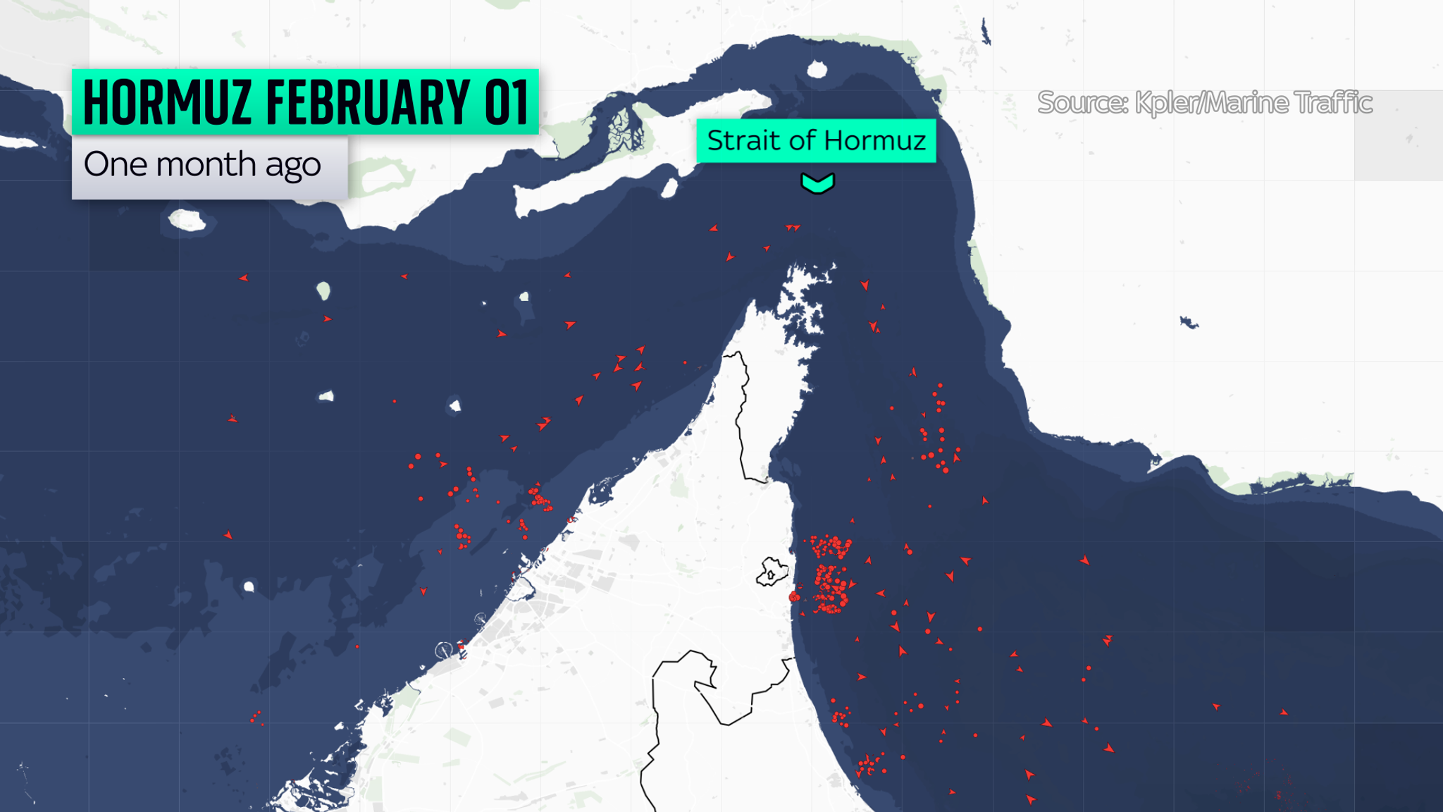 Ship tracking reveals tankers and millions of barrels of oil stuck in ...