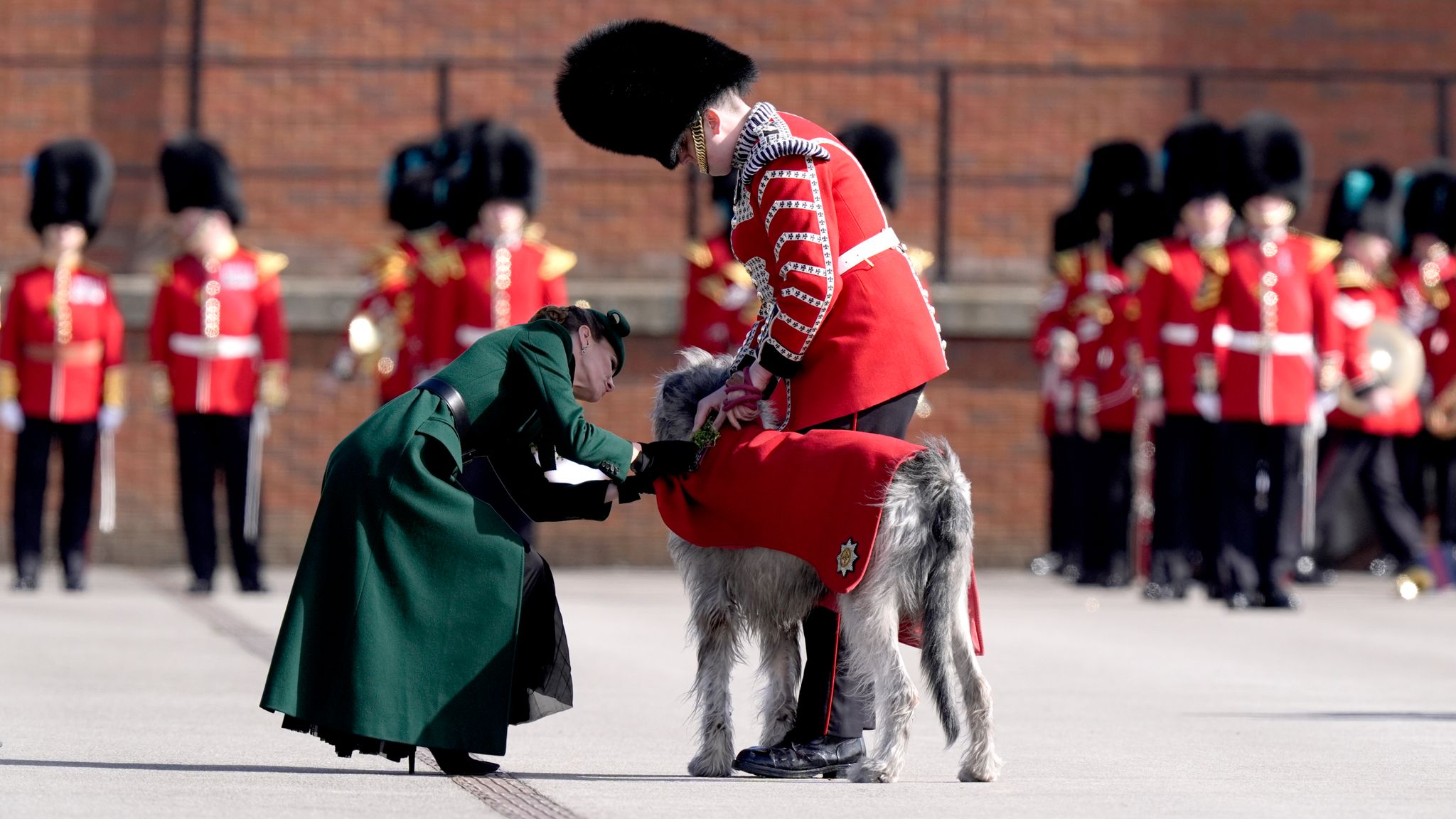 Princess of Wales celebrates St Patrick's Day with Irish Guards | UK ...