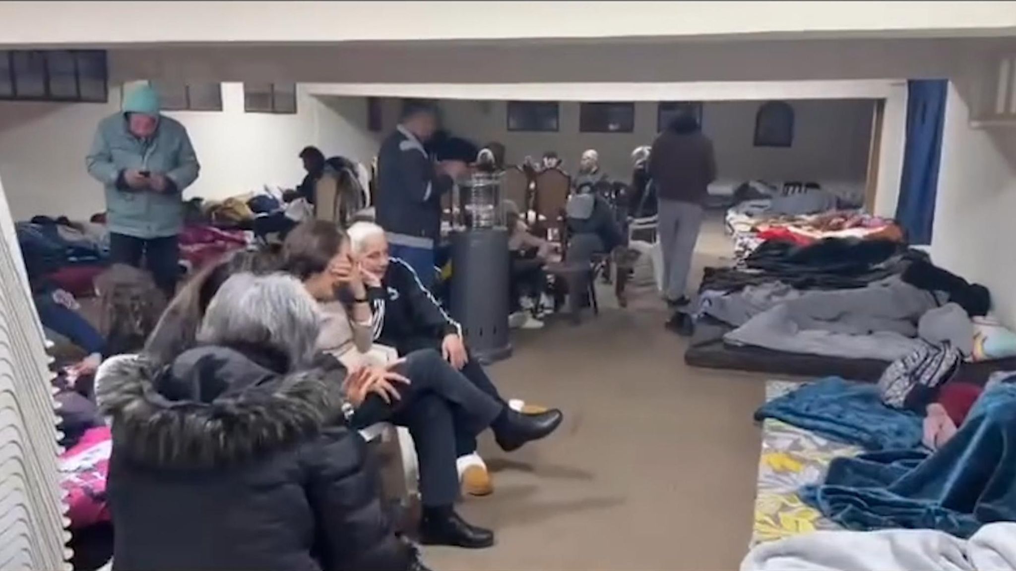 'We believe in saints, not weapons': Worshippers forced to shelter ...