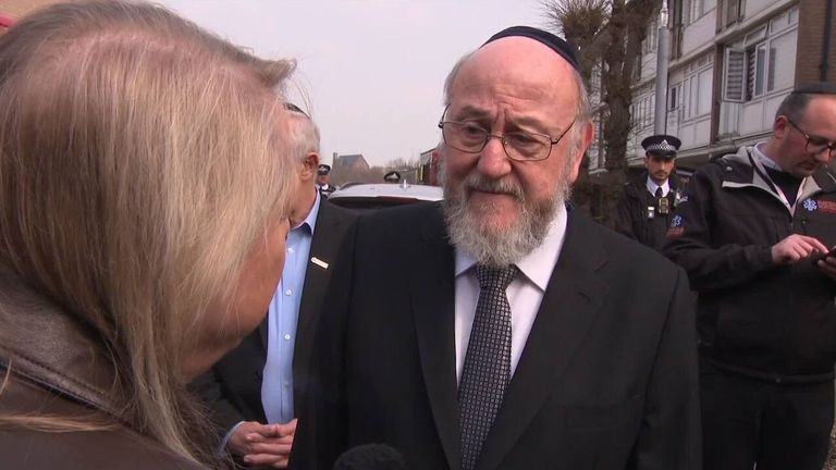 'A problem for all our society,' chief rabbi tells Lisa Holland | News ...