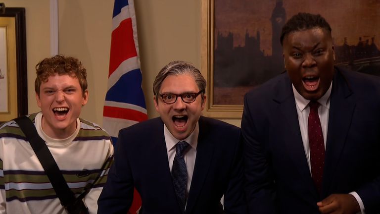 Saturday Night Live UK debuts on Sky TV | Ents & Arts News | Sky News