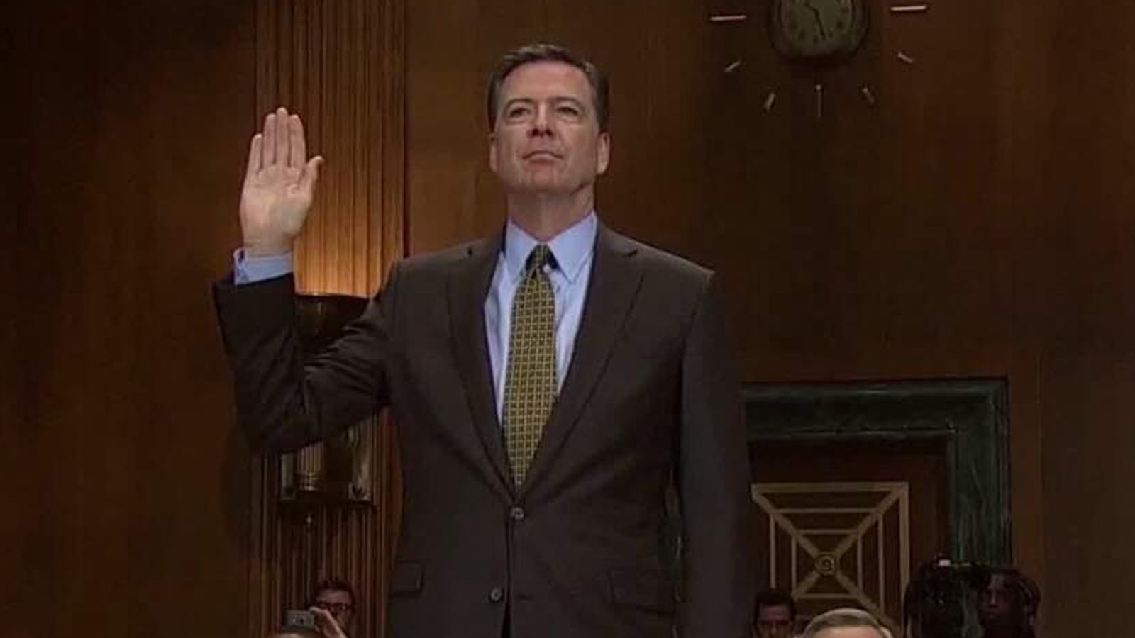 Former FBI director James Comey appears in court over Trump seashell ...