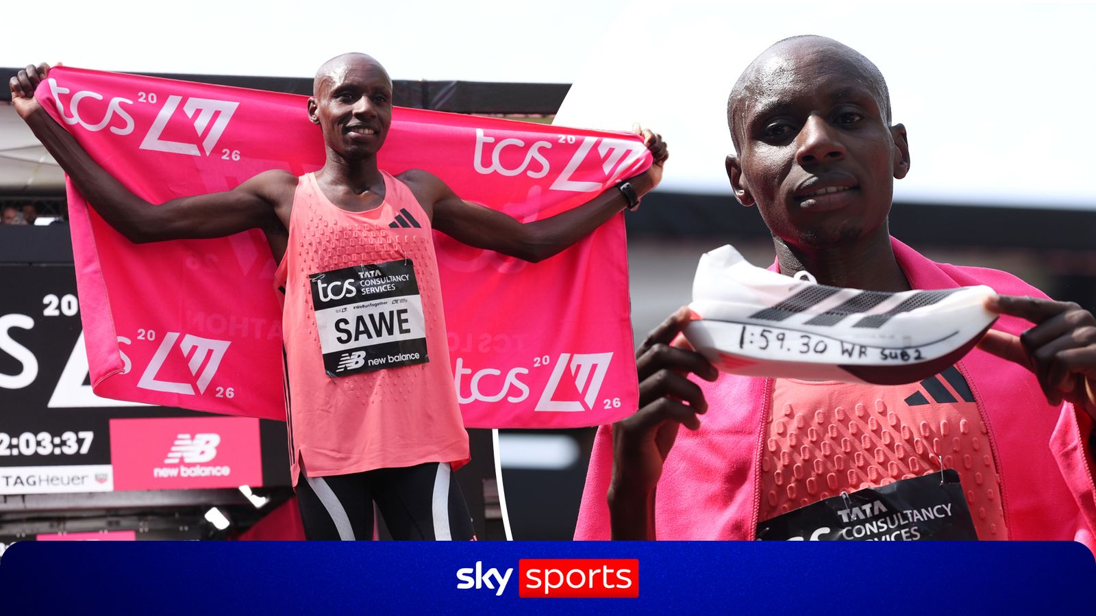 New marathon world record set | News UK Video News | Sky News