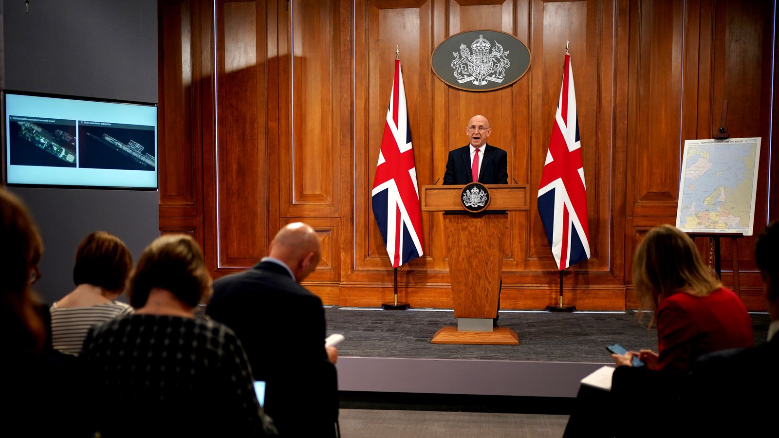 John Healey says UK has detected 'increased Russian activity in the ...