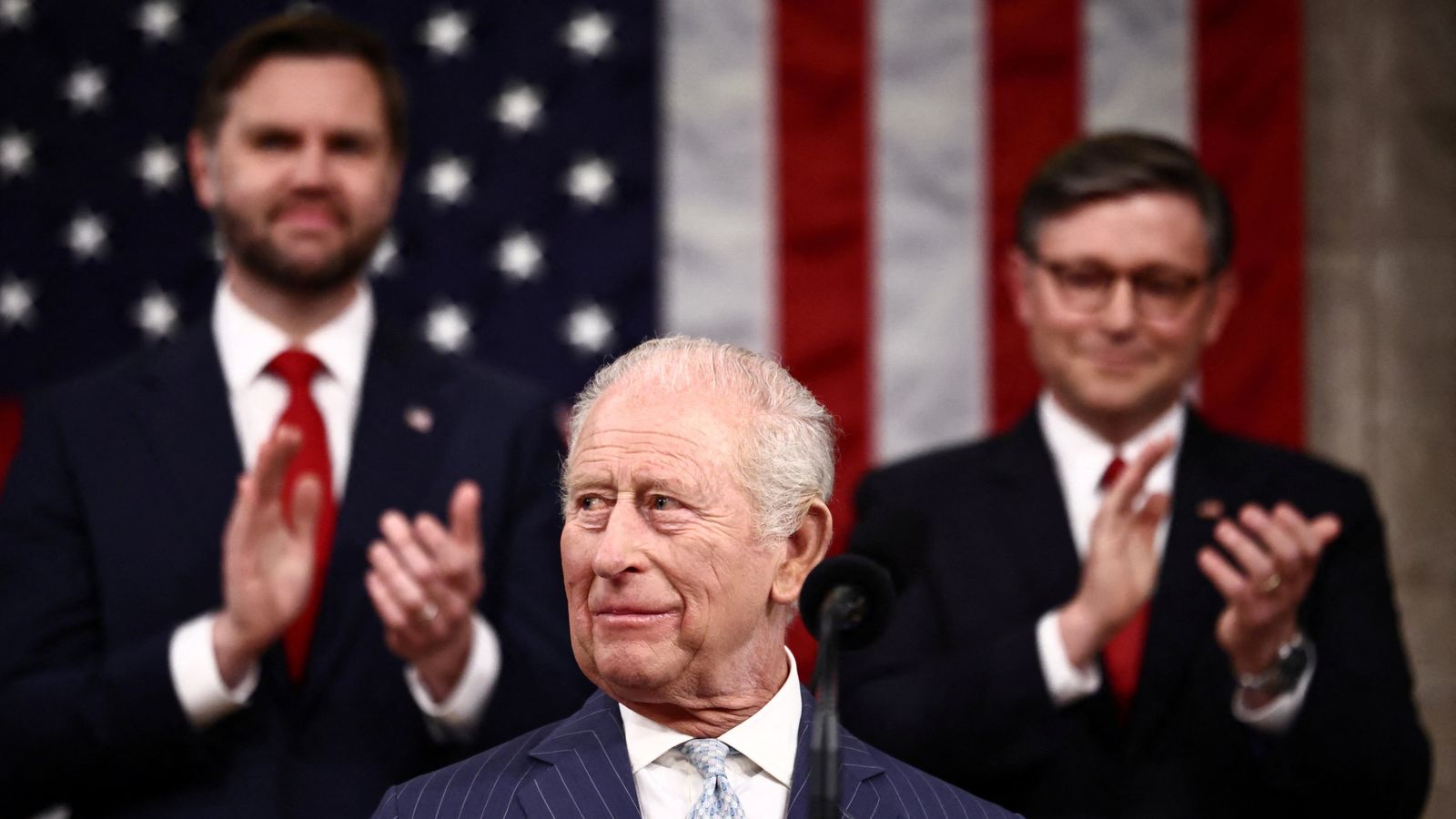 King Charles makes historic address to US Congress | News UK Video News ...
