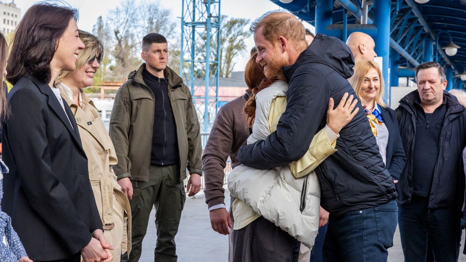 Prince Harry arrives in Ukraine on unannounced visit | World News | Sky ...