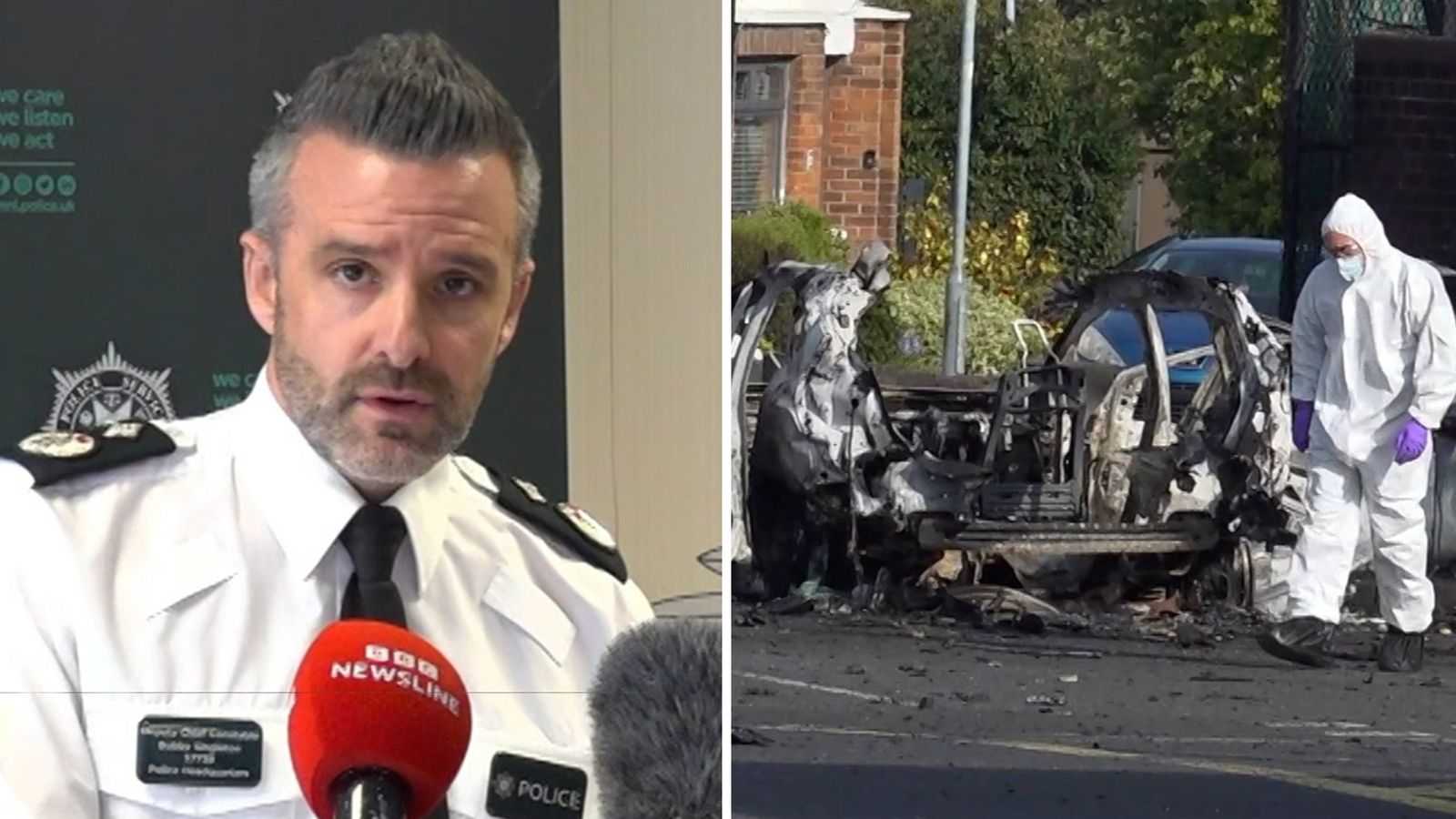 'Idiotic' car bomb attack near Dunmurry police station condemned | UK ...