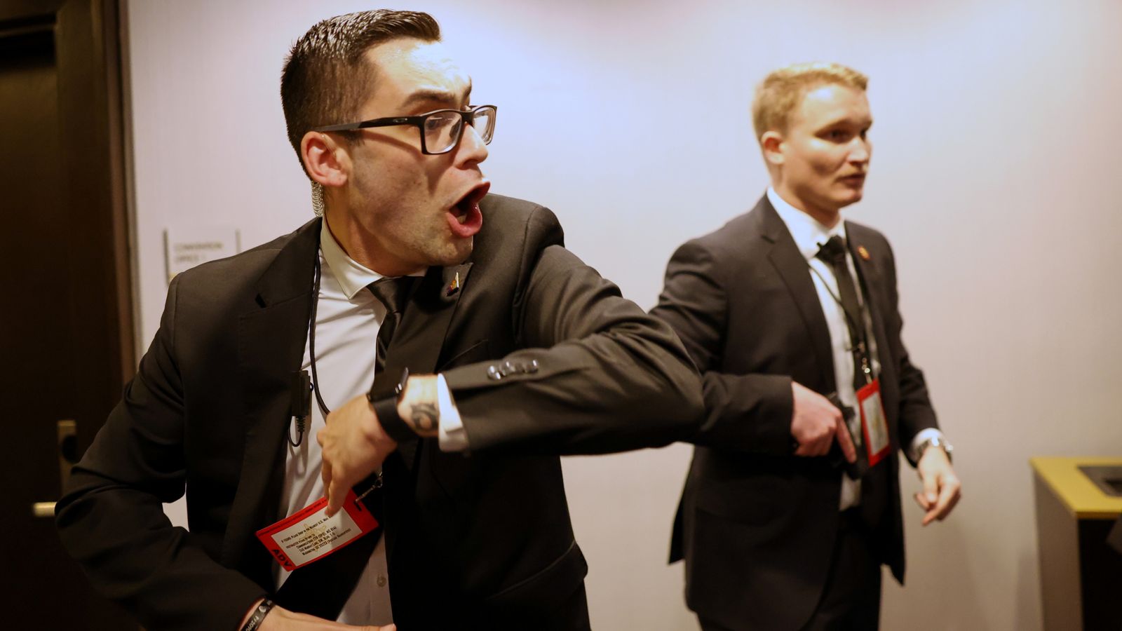 In pictures: Panic in the ballroom as White House correspondents ...