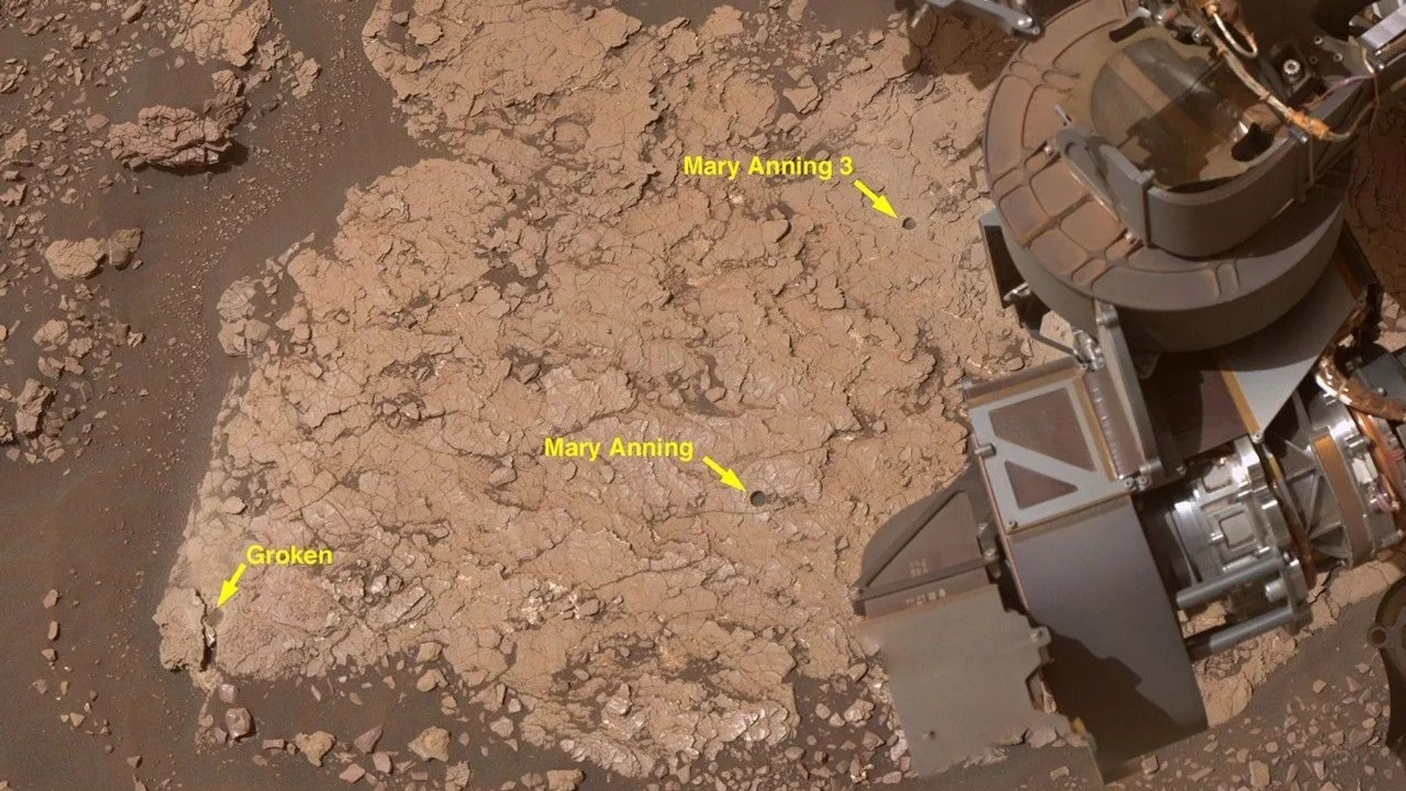 Mars rover discovers organic molecules - hinting at possibility of ...